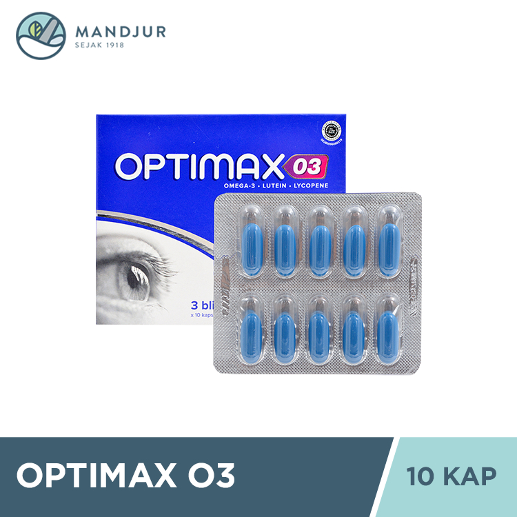 Jual Optimax O3 10 Kapsul - Vitamin dan Suplemen Kesehatan Mata ...
