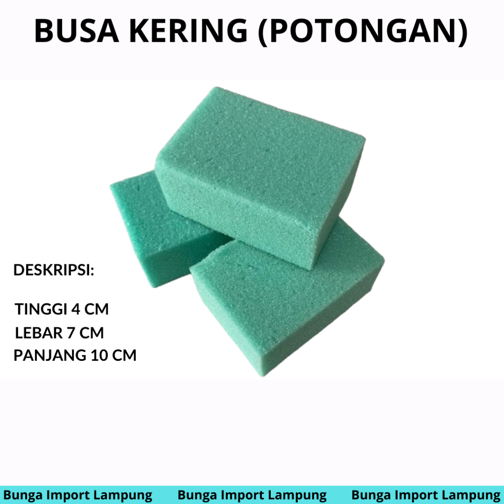 Jual BUSA KERING/floral foam streofoam buket (potongan 4x7x10) | Shopee ...