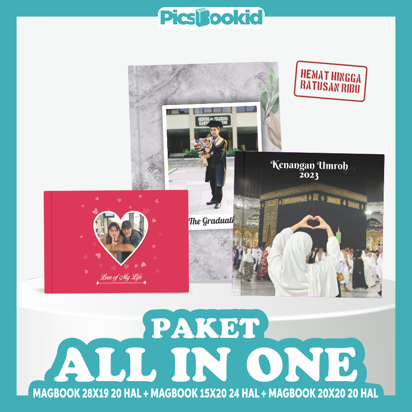 Jual PAKET ALL IN ONE/PAKET MAGBOOK 28X19 + MAGBOOK 20X20 + MAGBOOK ...