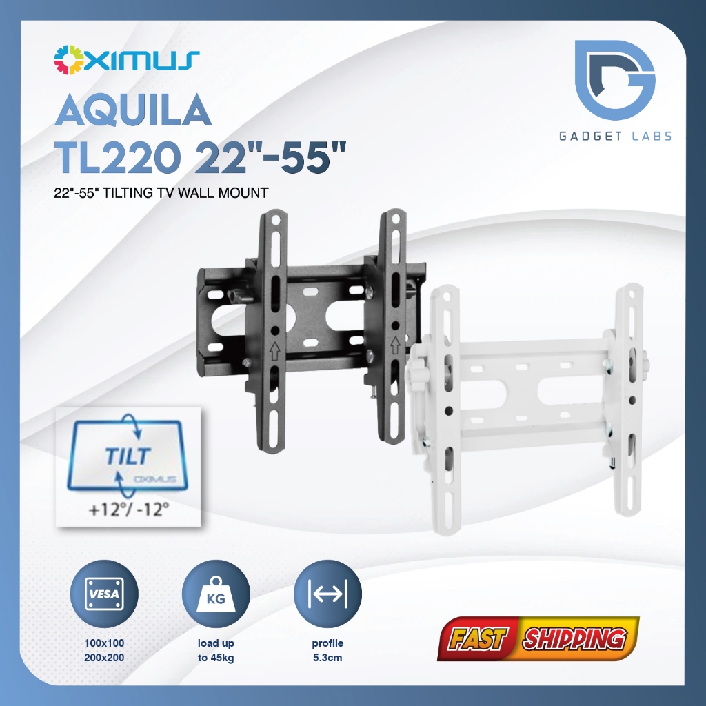 Jual Oximus Aquila TL220 Bracket TV LED LCD Monitor 22" Inch - 55" Inch ...