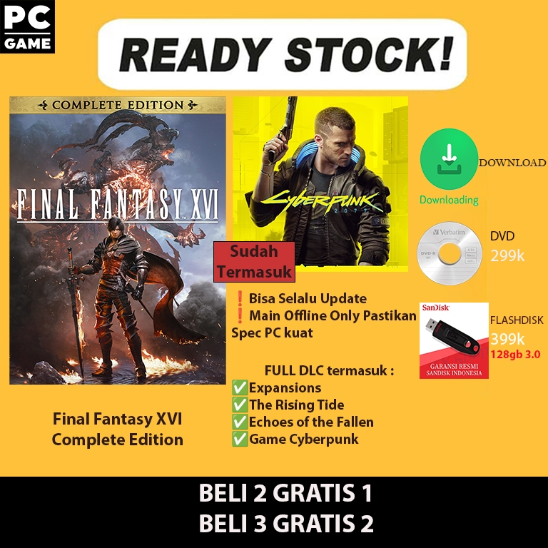 Jual Final Fantasy XVI / FFXVI PC ORIGINAL | Shopee Indonesia