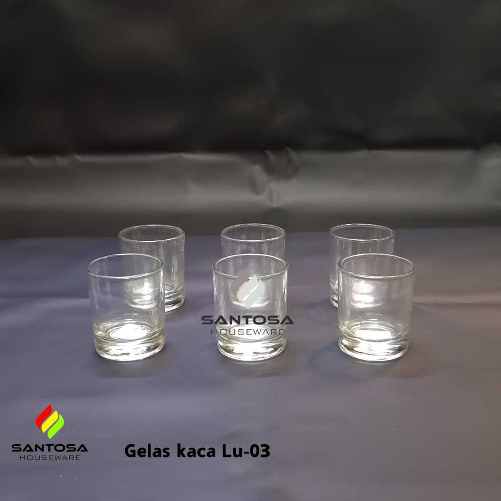 Jual Gelas Kaca Sloki LU-03 [ Kig ] | Shopee Indonesia