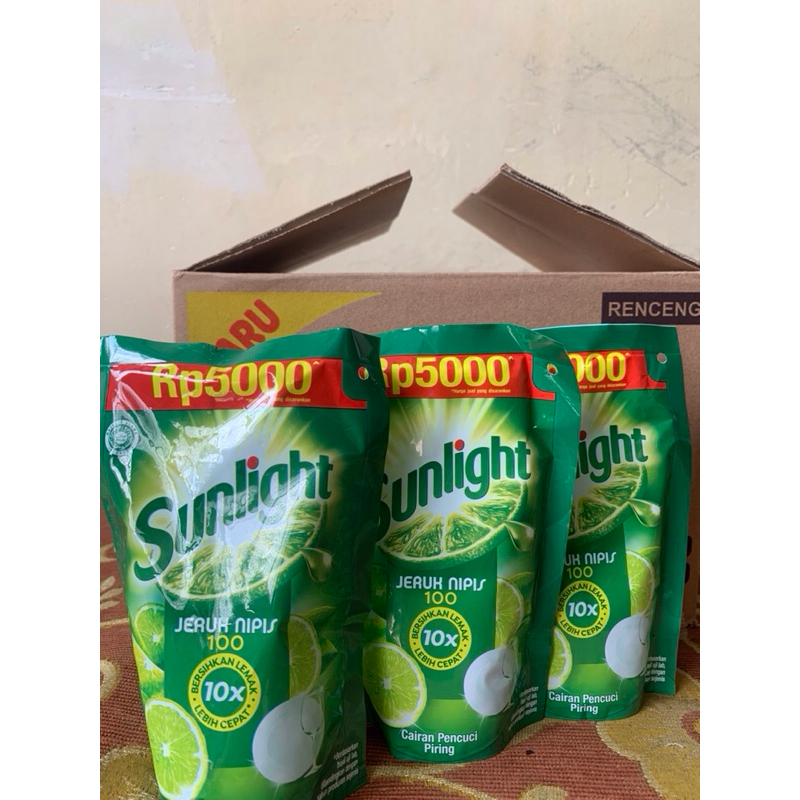 Jual ‼️TERMURAH‼️ SUNLIGHT KEMASAN 5000 UKURAN 210 ML | Shopee Indonesia