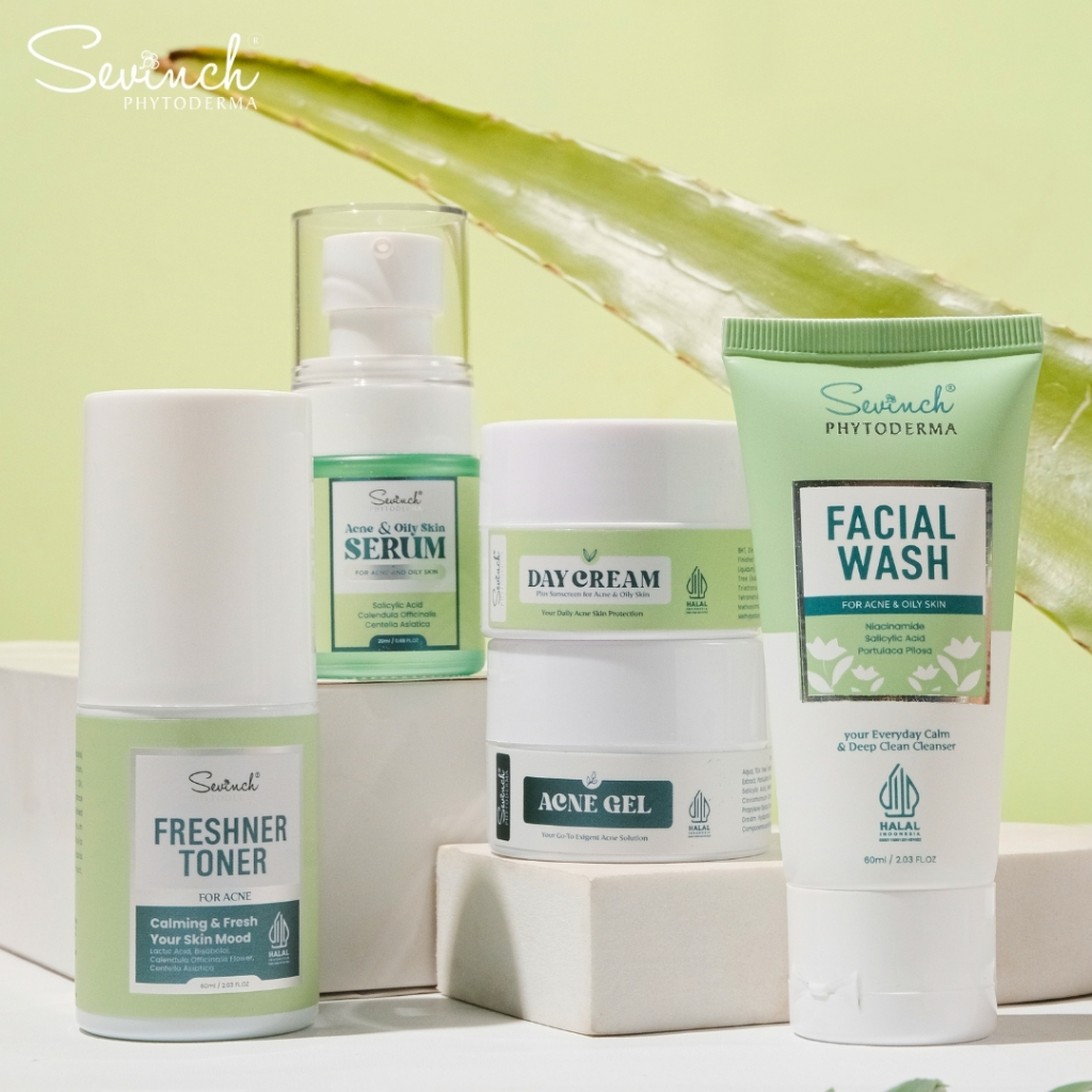 Jual [BUY 1 GET FREE GIFT]SEVINCH PHYTODERMA Acne Series - Paket ...