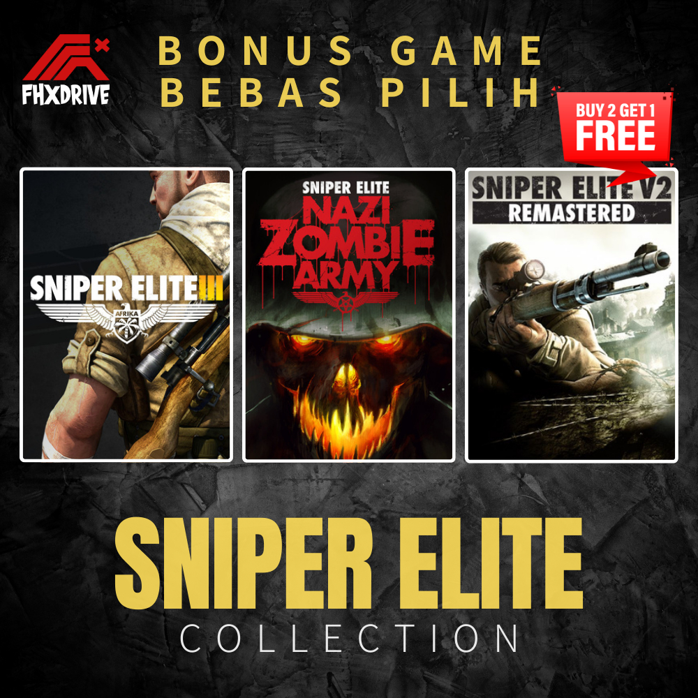 Jual SNIPER ELITE COLLECTION SERIES | GAME PC | BELI 2 GRATIS 1 ...