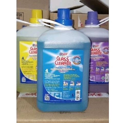 Jual YURI GLASS CLEANER 3.7 LITER READY 3 varian | Shopee Indonesia