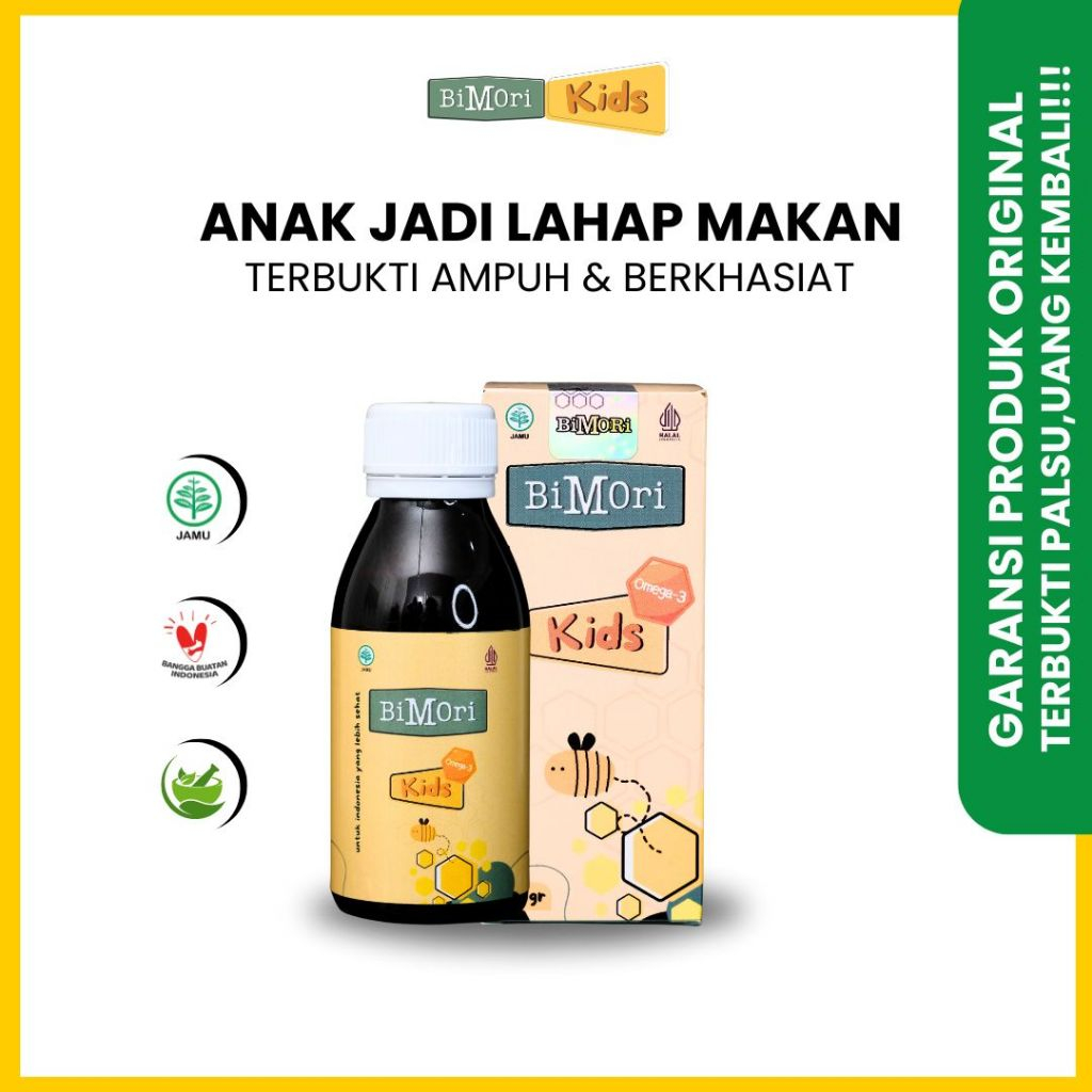 Jual Bimori Kids Vitamin Napsu Makan Anak 1 Tahun Penambah Berat Badan ...