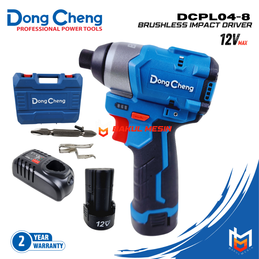 Jual DONGCHENG DCPL 04-8 Mesin bor obeng 12V Impact driver DCPL04-8 ...