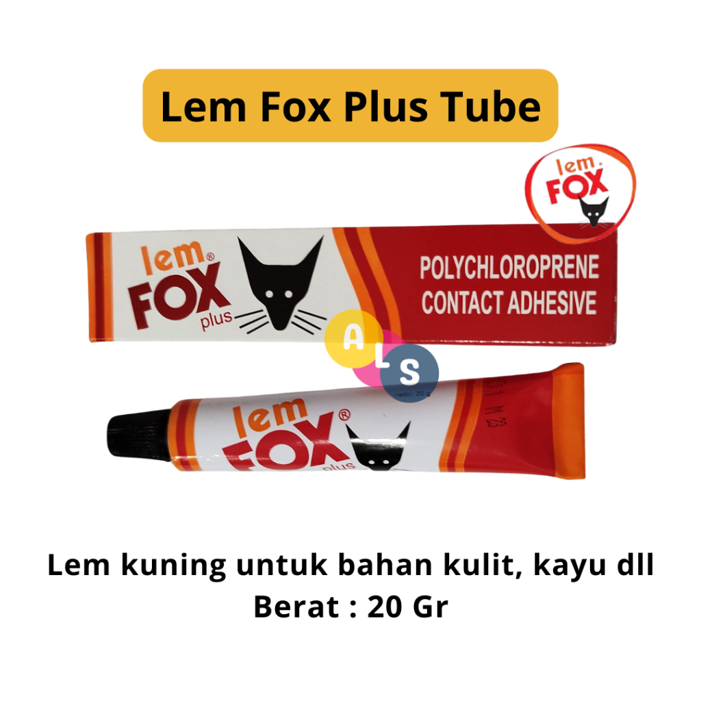 Jual Lem Fox Plus Tube 20 Gram/Lem Serbaguna | Shopee Indonesia