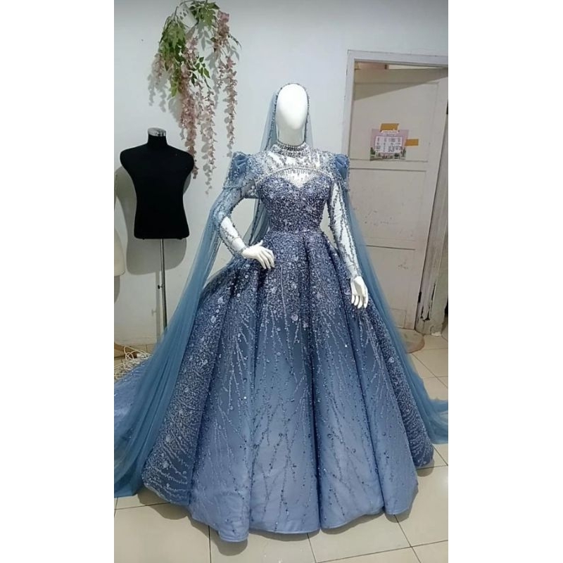 Jual GAUN PENGANTIN BARBIE MODERN//GAUN MODERN | Shopee Indonesia