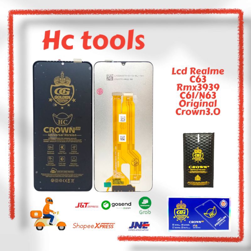Jual LCD TOUCHSCREEN REALME C63 RMX3939/C61/N63/REALME NOTE 60 ORIGINAL ...