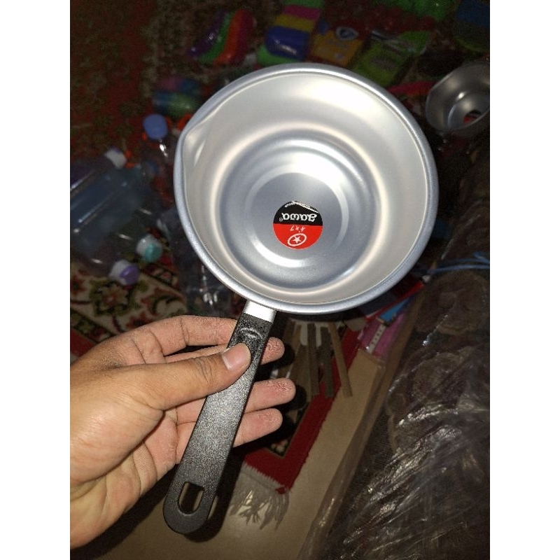Jual panci air panas. panci masak air panas 16 cm bahan aluminium panci ...