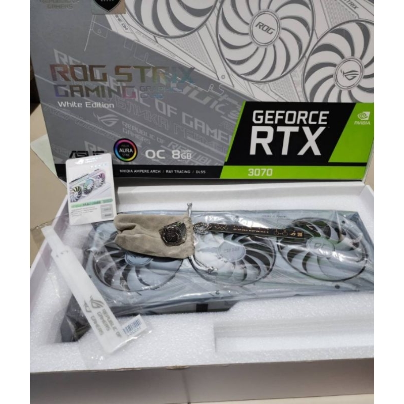 Jual Asus ROG Strix RTX 3070 White Limited Edition OC 8GB | Shopee ...