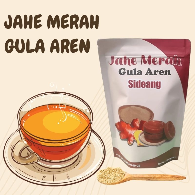Jual Jahe Merah Gula Aren Original - Jahe Merah Gula Aren 200 gram ...