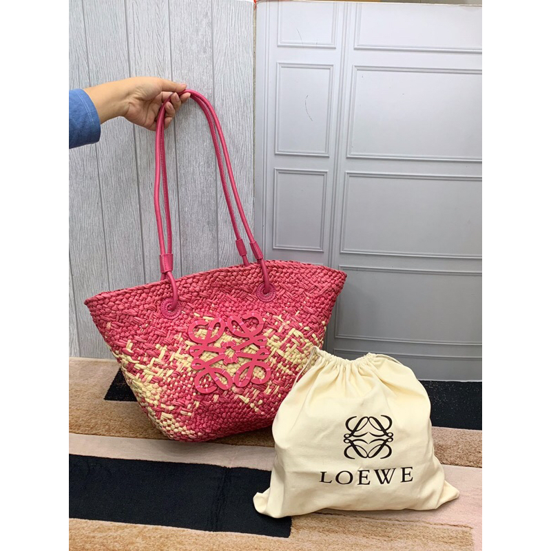 Jual L03 Anagram Basket Raffia Tote Bag | Shopee Indonesia