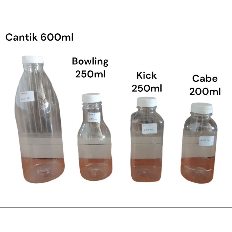 Jual Botol Cantik, Botol Pier Bowl, Botol Kick, Botol Cabe | Shopee ...