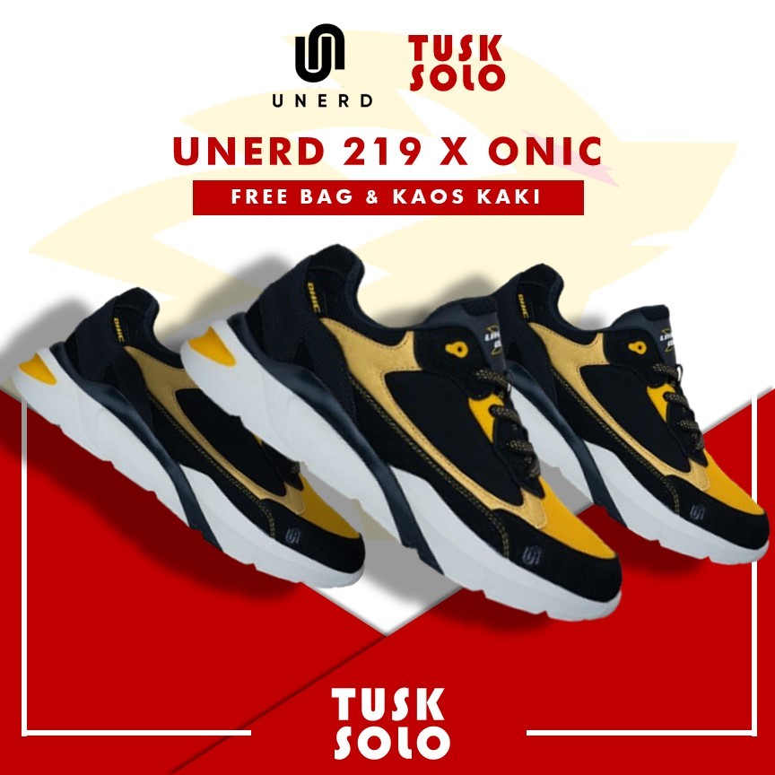 Jual Sepatu Unerd Onic Yellow Throne Original Sepatu Sneakers Casual ...