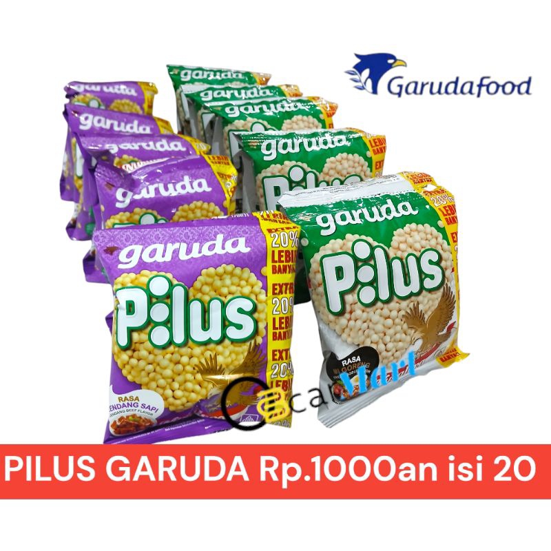 Jual Snack PILUS GARUDA 1000an isi 20 | Shopee Indonesia