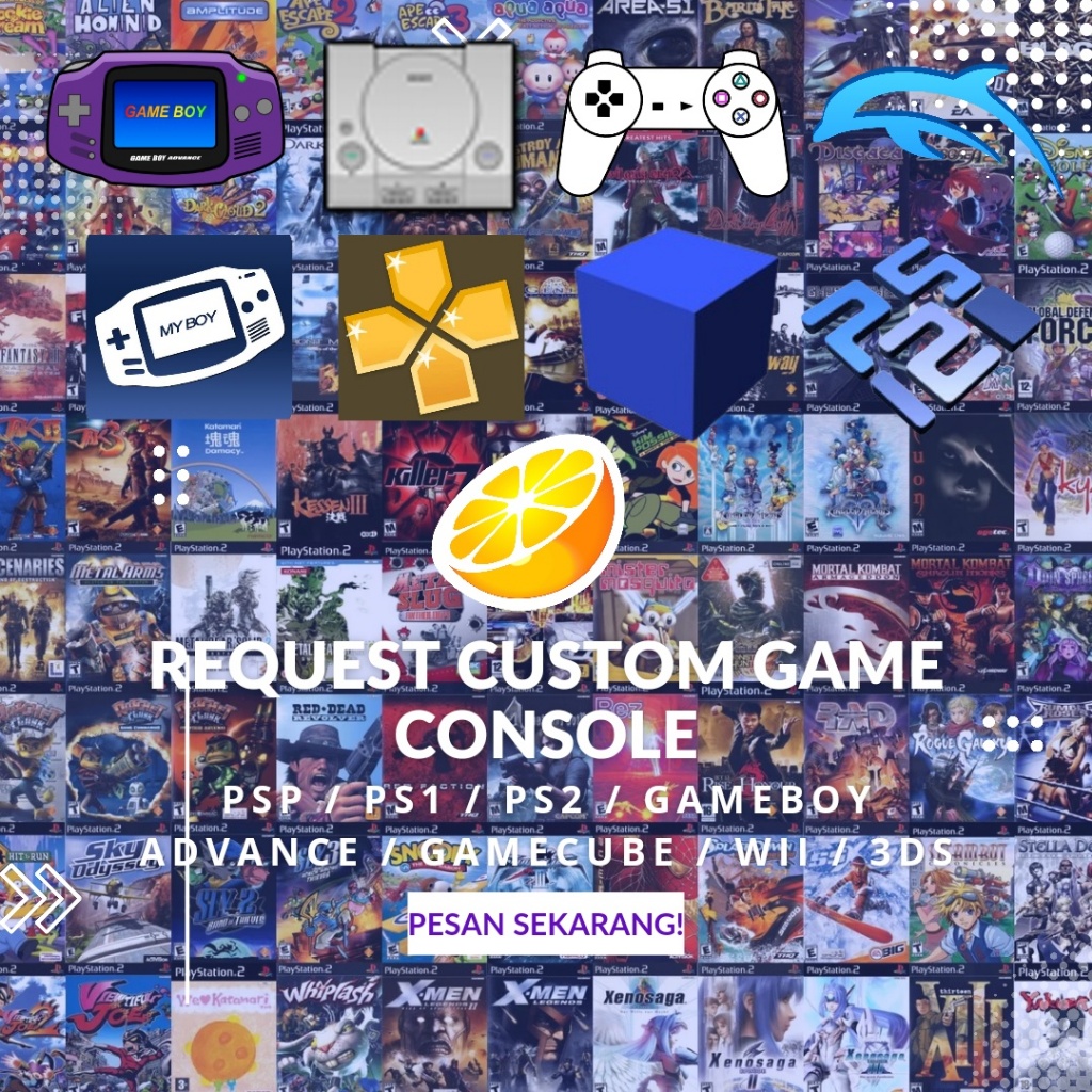 Jual Game Emulator PSP PS1 PS2 GameBoy Advance GameCube Wii 3DS Switch ...