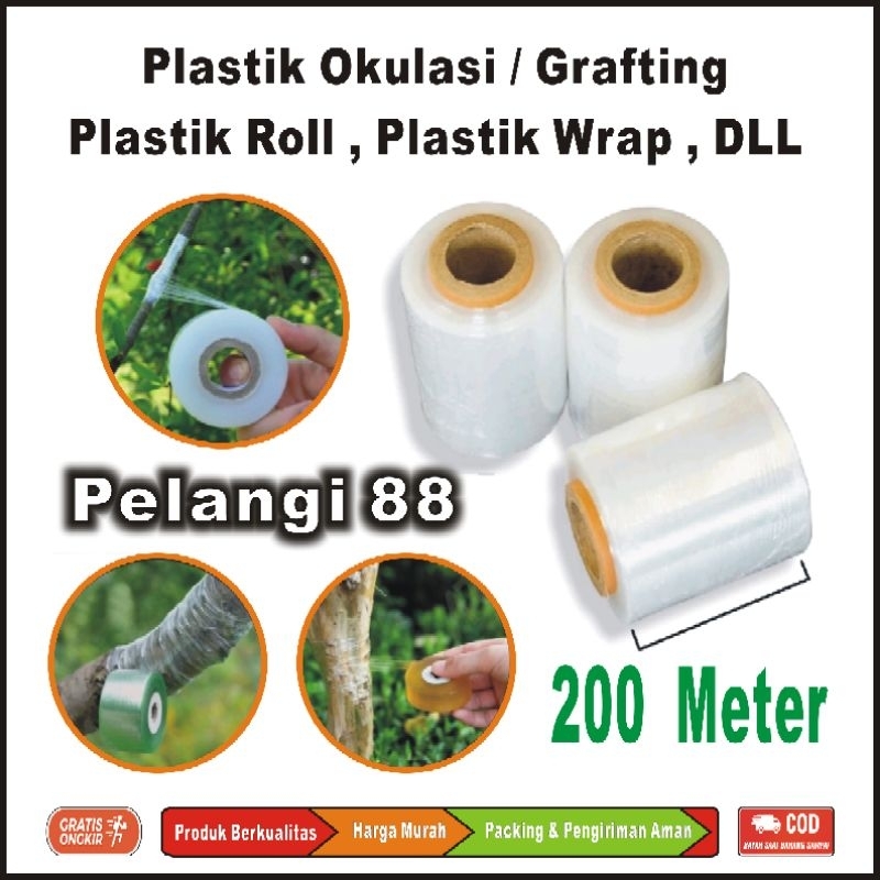 Jual Grafting Tape , Plastik Okulasi , Plastik Roll 5 cm x 300 Meter ...