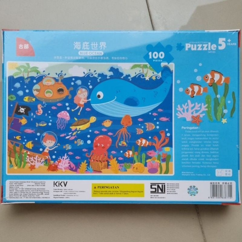 Jual KKV oh some - puzzle 100 pcs exploring the Universe Blue Ocean ...