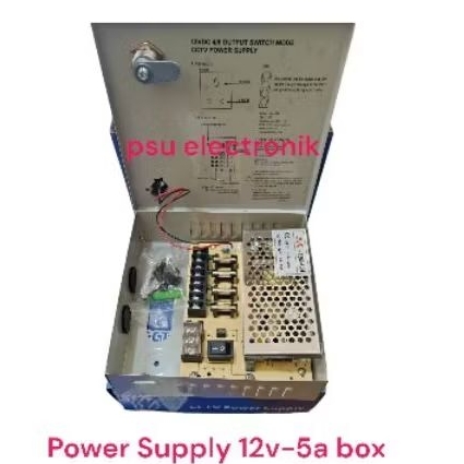 Jual PSU Power Supply Box CCTV 12V 5A | Shopee Indonesia