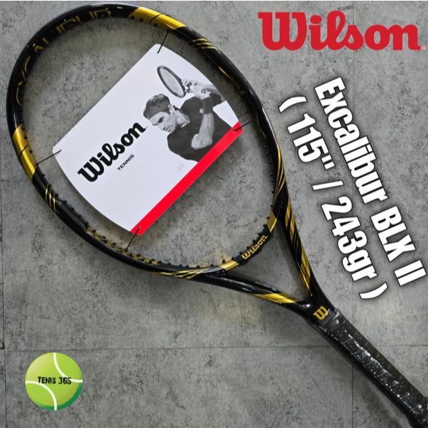 Jual Raket Tenis Wilson Excalibur BLX II ( 115" / 243gr ) | Shopee ...