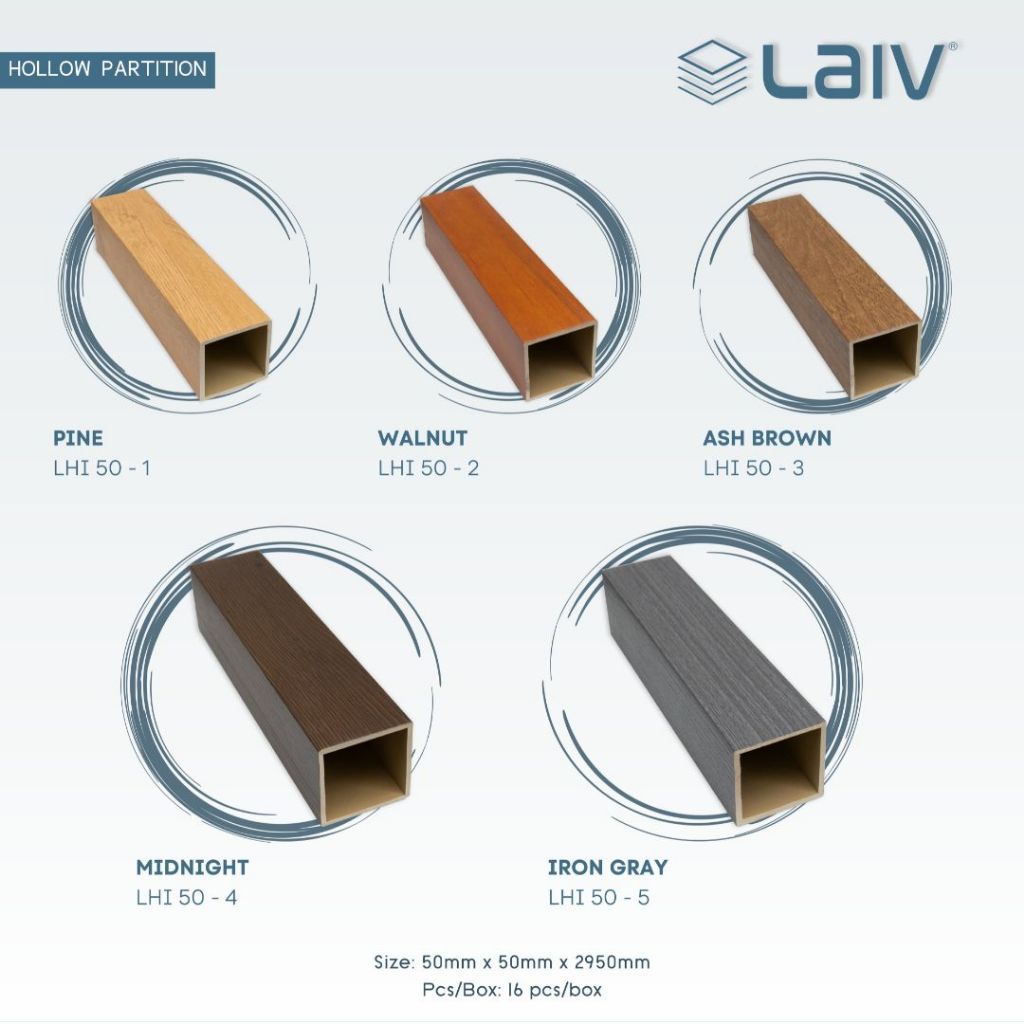 Jual Hollow PVC Indoor / Pembatas Ruangan Interior / PVC Wall Panel ...