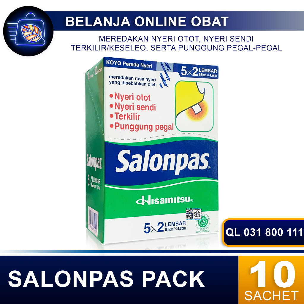 Jual SALONPAS PACK // Koyo nyeri sendi dan pegal - pegal | Shopee Indonesia