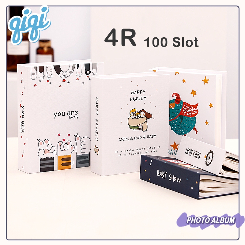 Jual Buku album foto 4r isi 100 Slot album foto polaroid 4r album ...