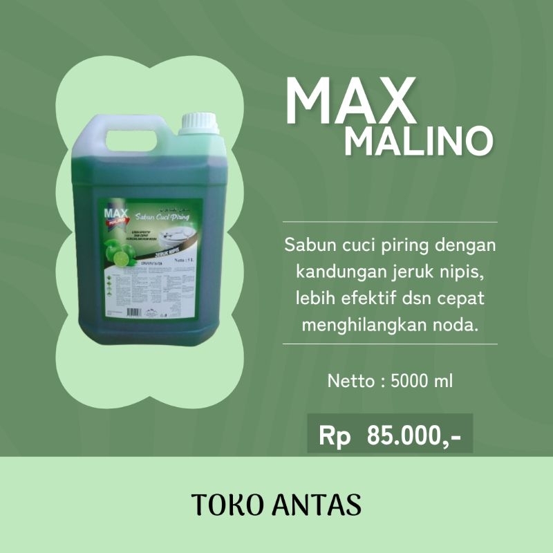Jual Max Clean Sabun Cuci Piring 5 Liter | Shopee Indonesia