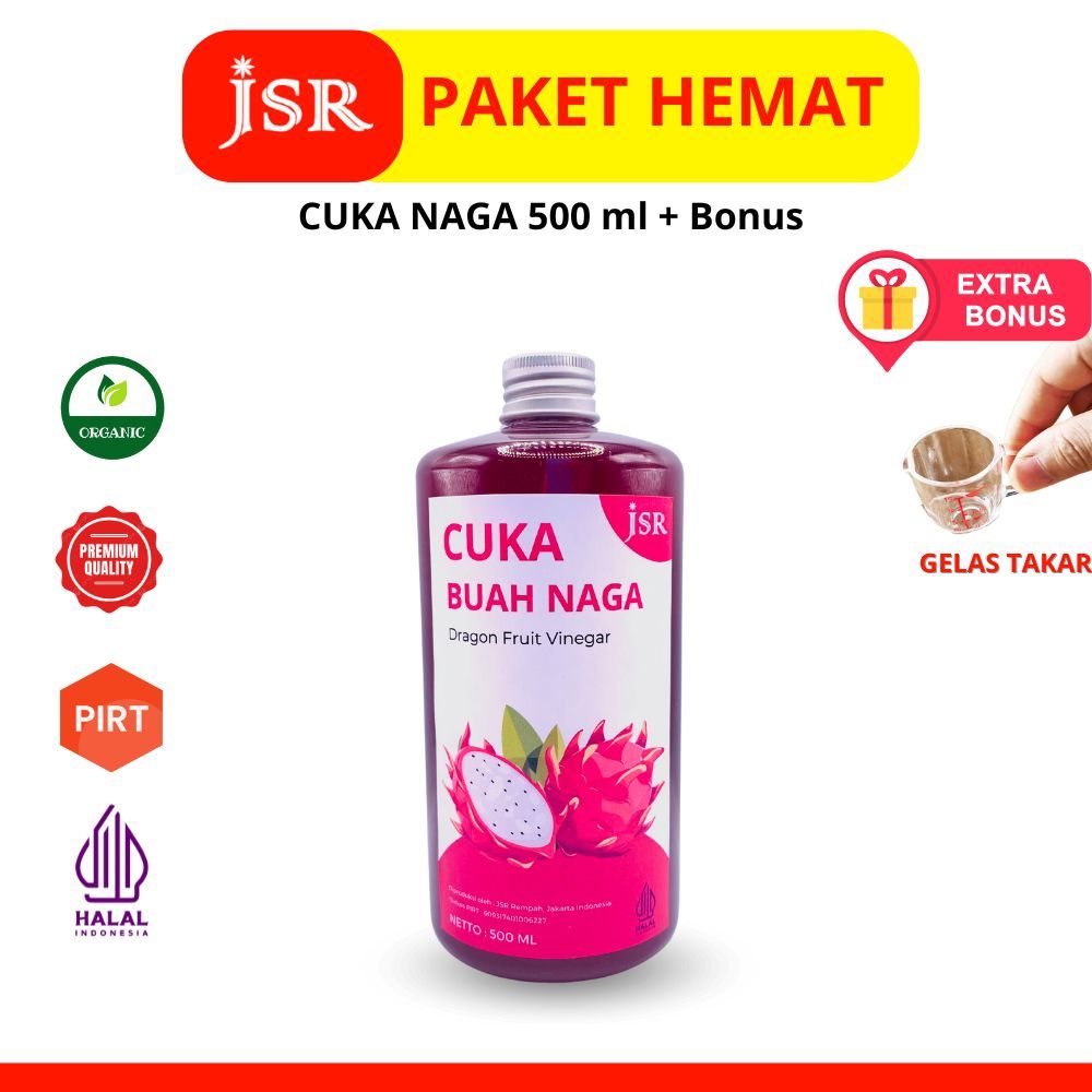 Jual Cuka Buah Naga Asli Original Dragon Fruit Vinegar With Mother JSR ...