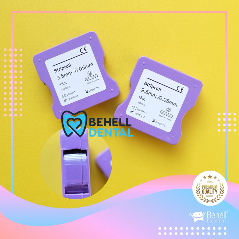 Jual DENTAL SELULOID STRIP ROLL MATRIX MATRICE BENING 15m - Matriks ...