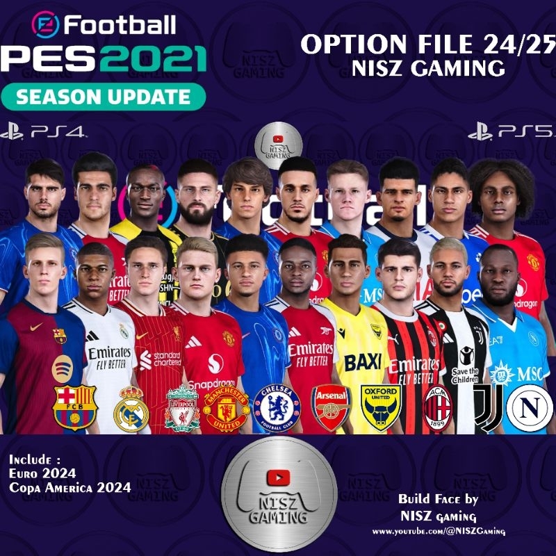 Jual Patch Option File PES 2021 Original PS4/PS5 - Link Download ...