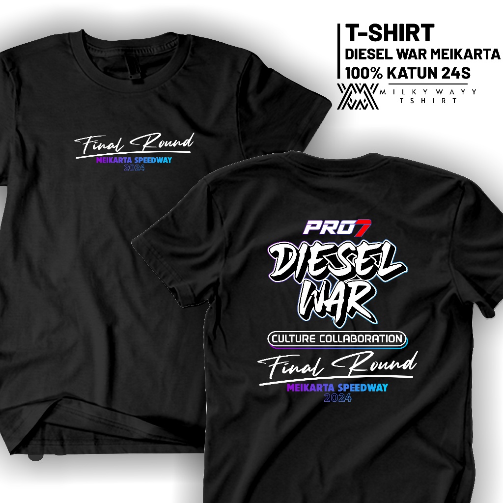 Jual Gratis Sticker Kaos Diesel War 2025 Meikarta Speedway Kaos Distro ...
