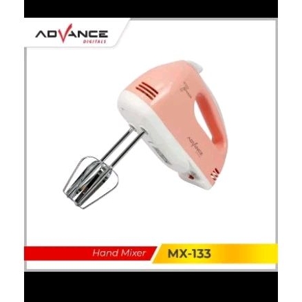 Jual MIXER ADVANCE HAND MIXER 7 KECEPATAN 100 WATT MX 133 ORIGINAL ...