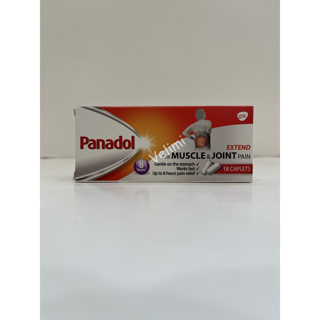 Jual Panadol Extend Singapore for Muscle & Joint Pain 18 Tabs | Shopee ...