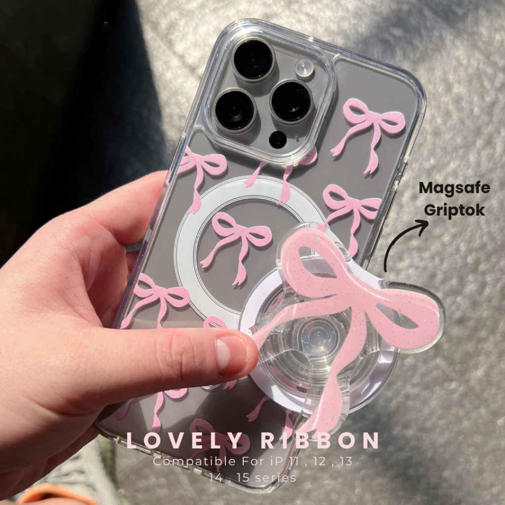 Jual Coquette Magsafe Case with Magnetic Pop Socket for iPhone X XR ...