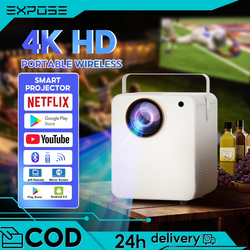Jual Proyektor mini proyektor Android 12.0 8000 lumens 1080P FHD Home ...