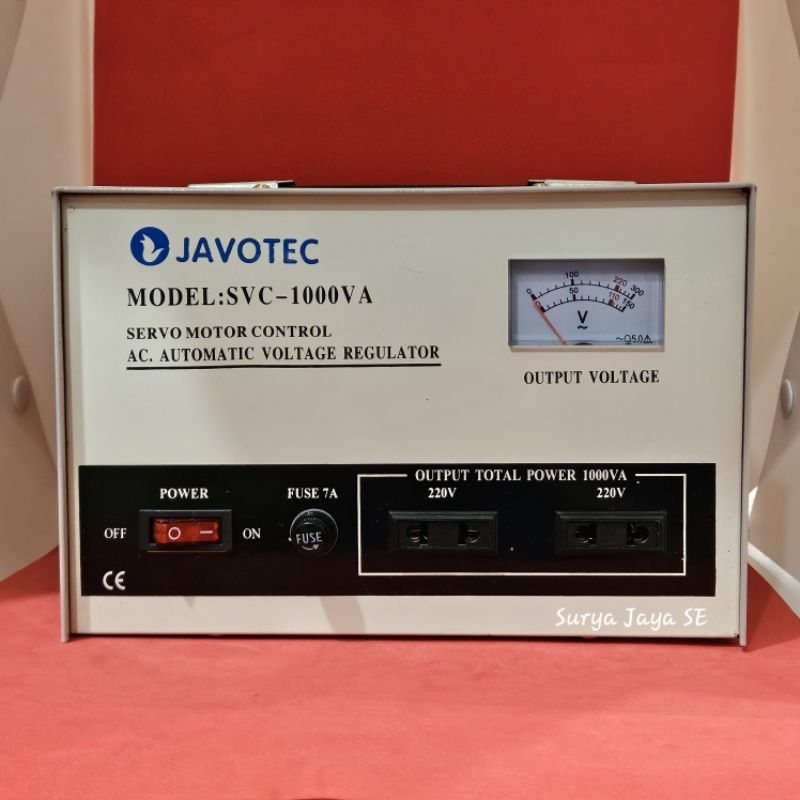 Jual Stabilizer 1000 Watt Javotec SVC-1000VA | Shopee Indonesia