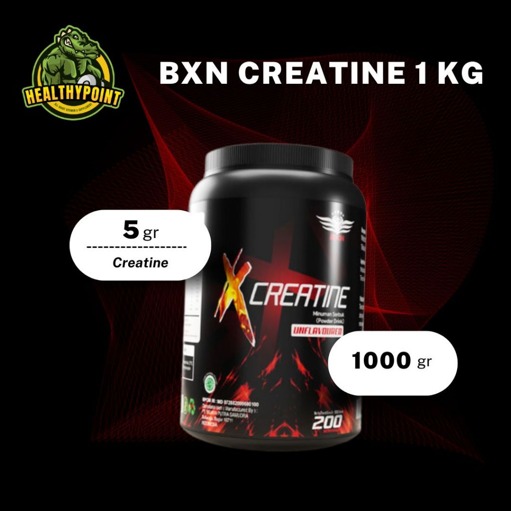 Jual BXN Xtreme Creatine 1000 Gram Creatine Monohydrate 1 KG | Shopee ...