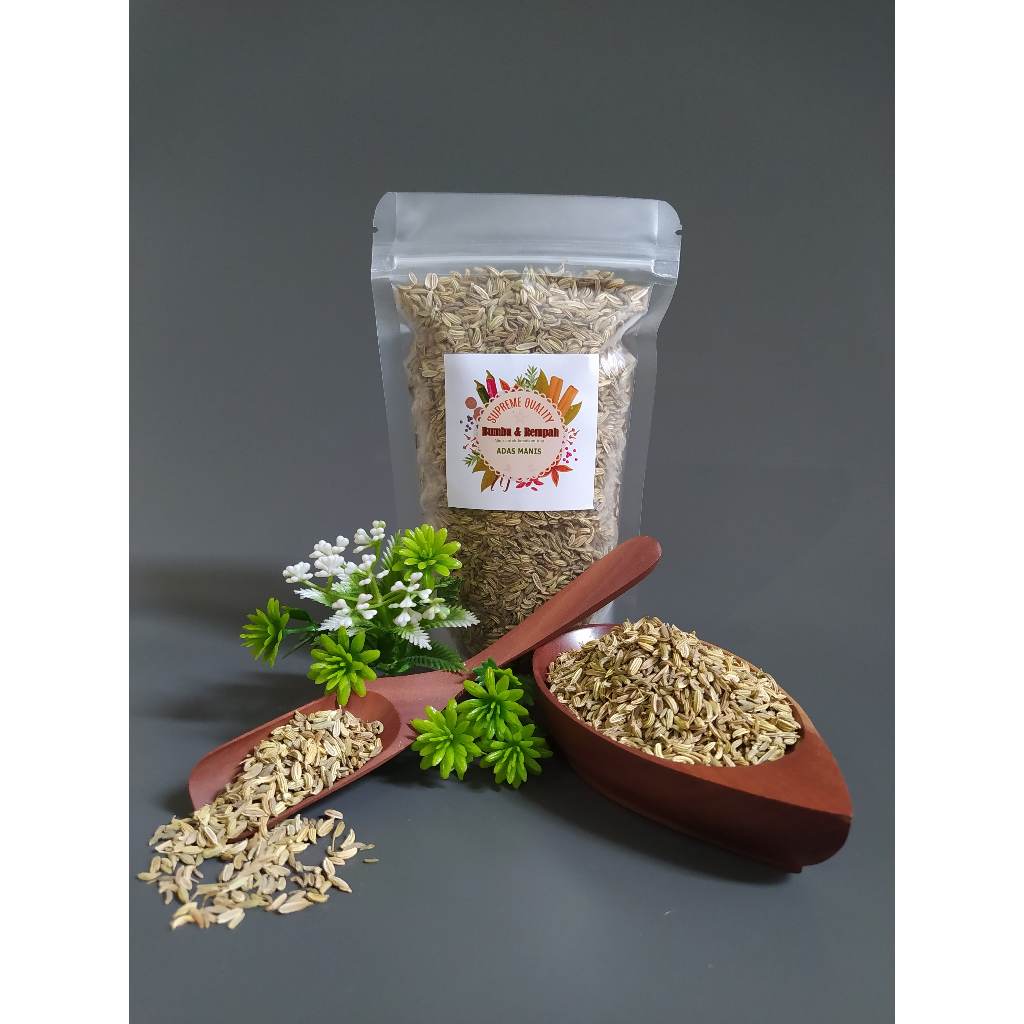 Jual Adas Manis Anis Fennel Seed Atsiri 100 gram | Shopee Indonesia