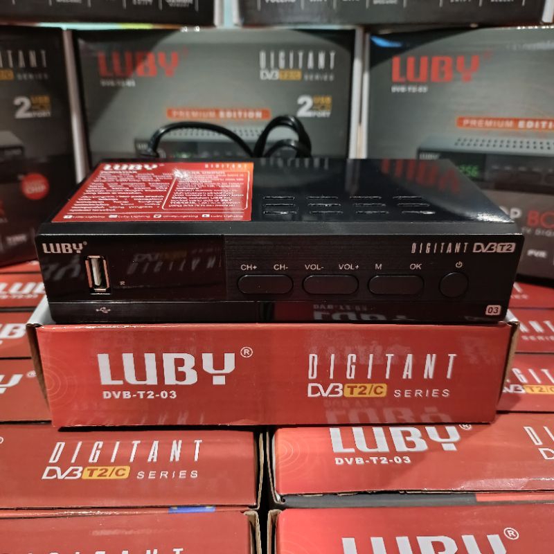 Jual Set Top Box TV DIGITAL LUBY DVB T2-01 02 03 / SOGO ROYAL, Receiver TV STB Digital LUBY ...