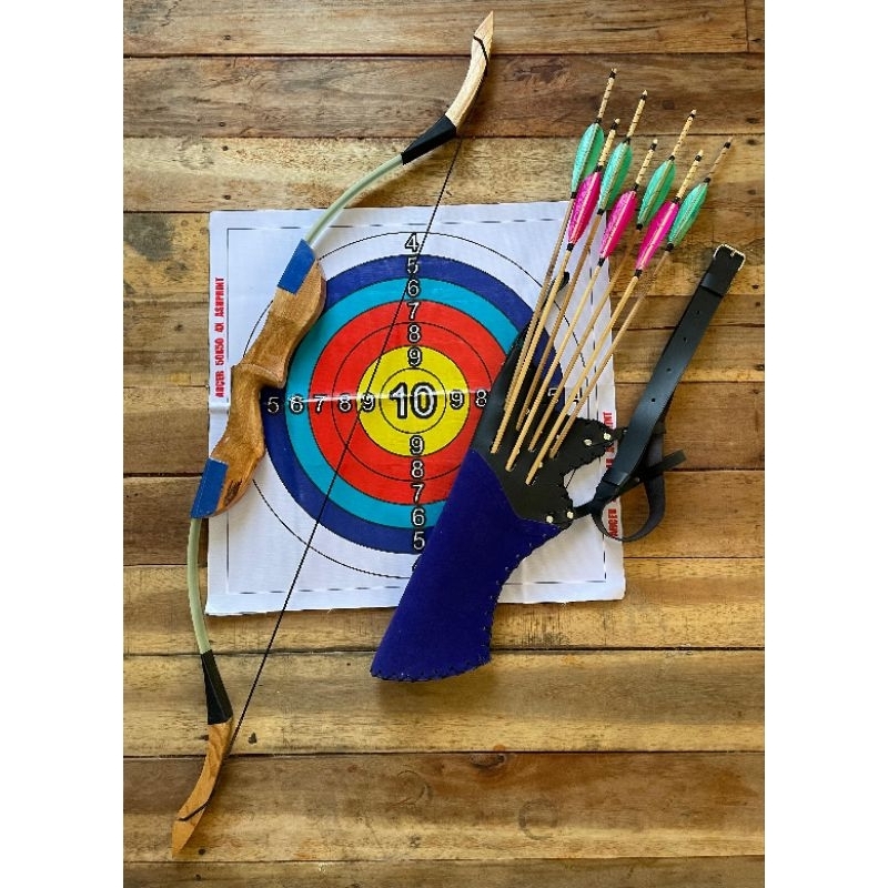 Jual busur panah Recurve bow | 1 Paket | Shopee Indonesia