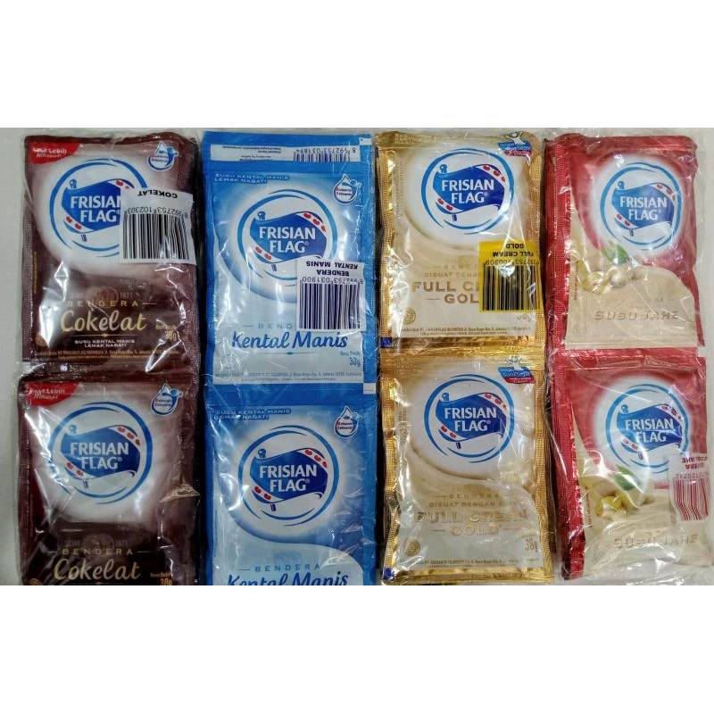 Jual Frisian Flag Sachet SKM @2renteng Korean Strawberry,Coklat,putih ...