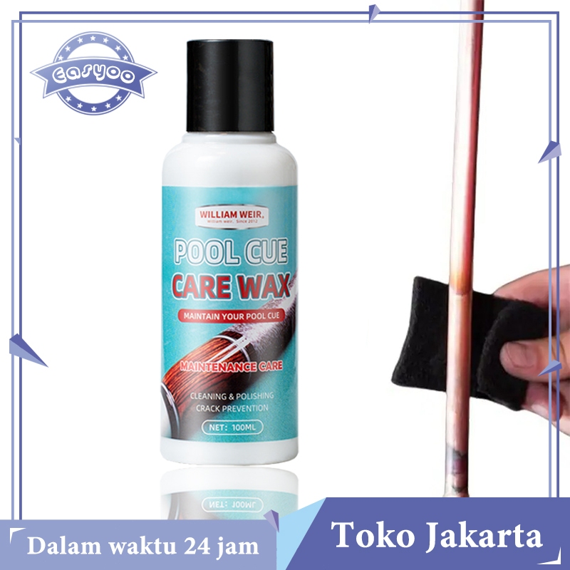 Jual Pool Cue Polishing Wax Wood Polishing Oil Billiards Cue Cleaner ...