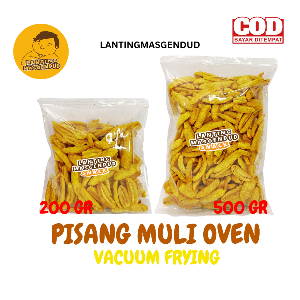 Jual Keripik Pisang Muli Oven - Camilan Manis Original Vacuum Frying ...