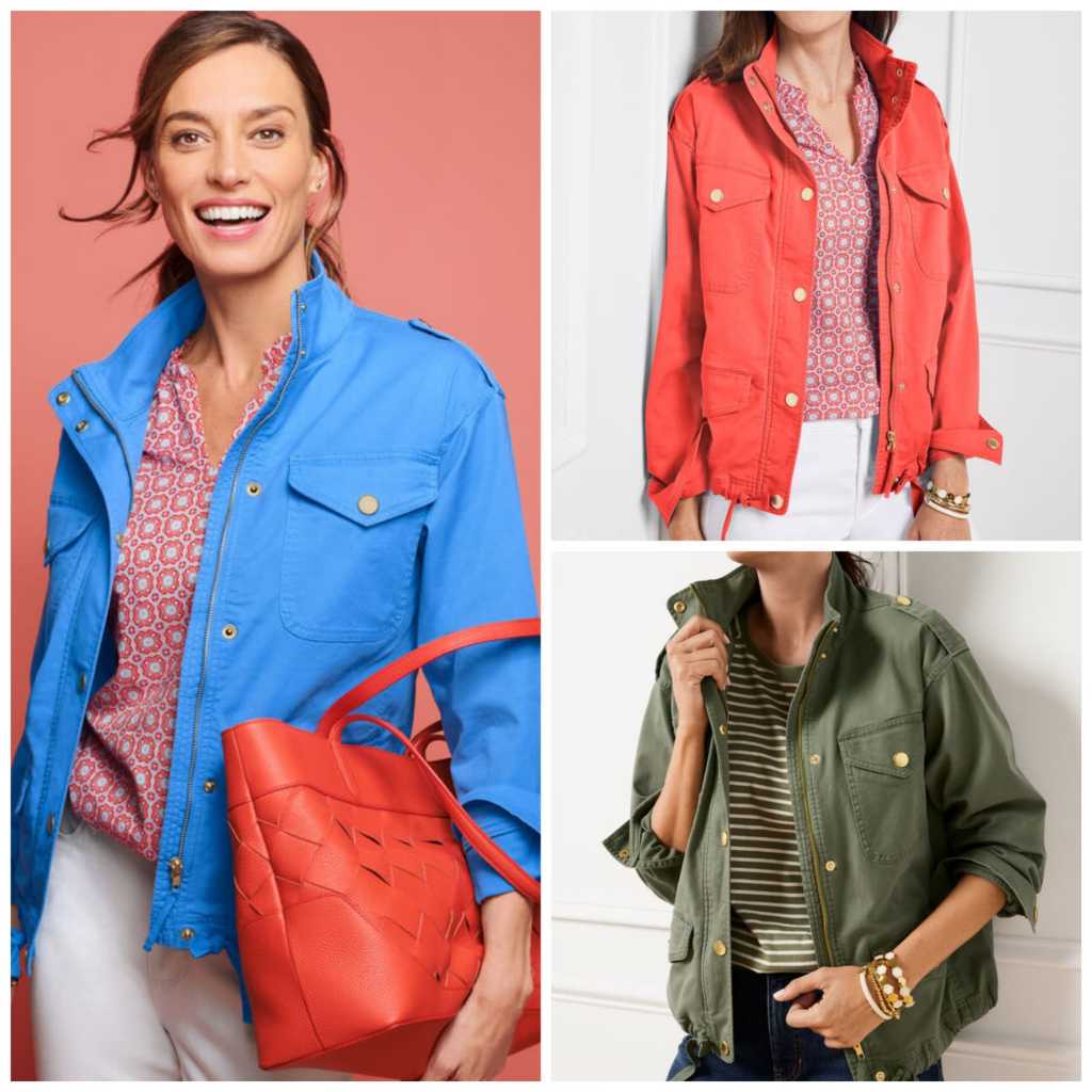 Jual Jacket Talbots Cropped Field Jackets | Shopee Indonesia