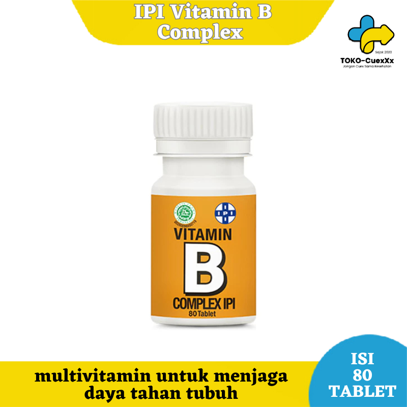 Jual IPI Vitamin B Complex isi 80 Tablet | Shopee Indonesia