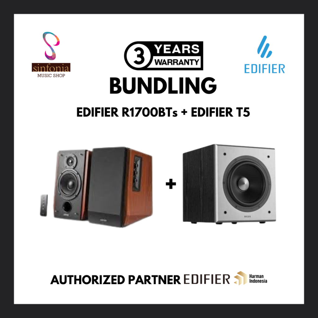 Jual BUNDLING EDIFIER R1700BTs + EDIFIER T5 | Shopee Indonesia